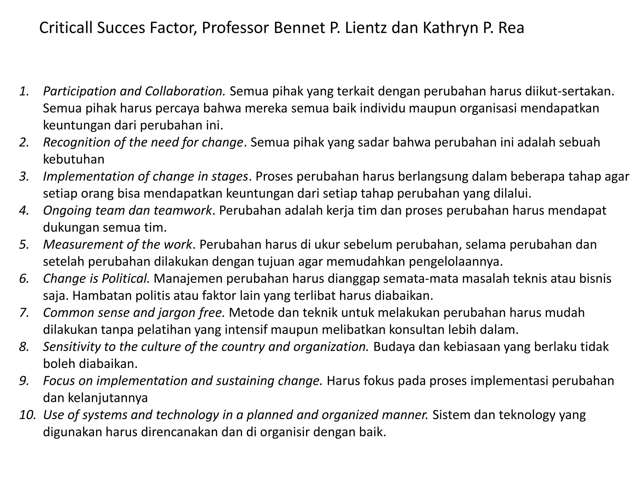 Manajemen perubahan | PPTX