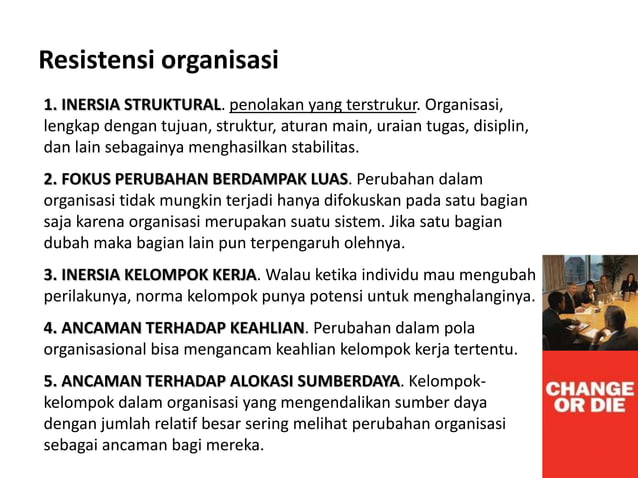 Manajemen perubahan | PPTX