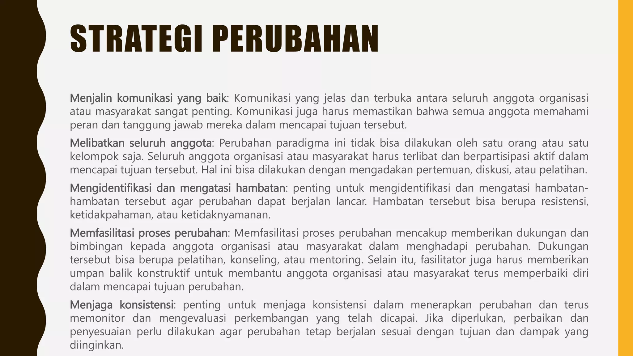 Manajemen Perubahan | PPTX