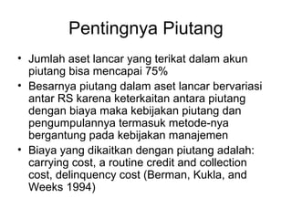 Manajemen piutang | PPT