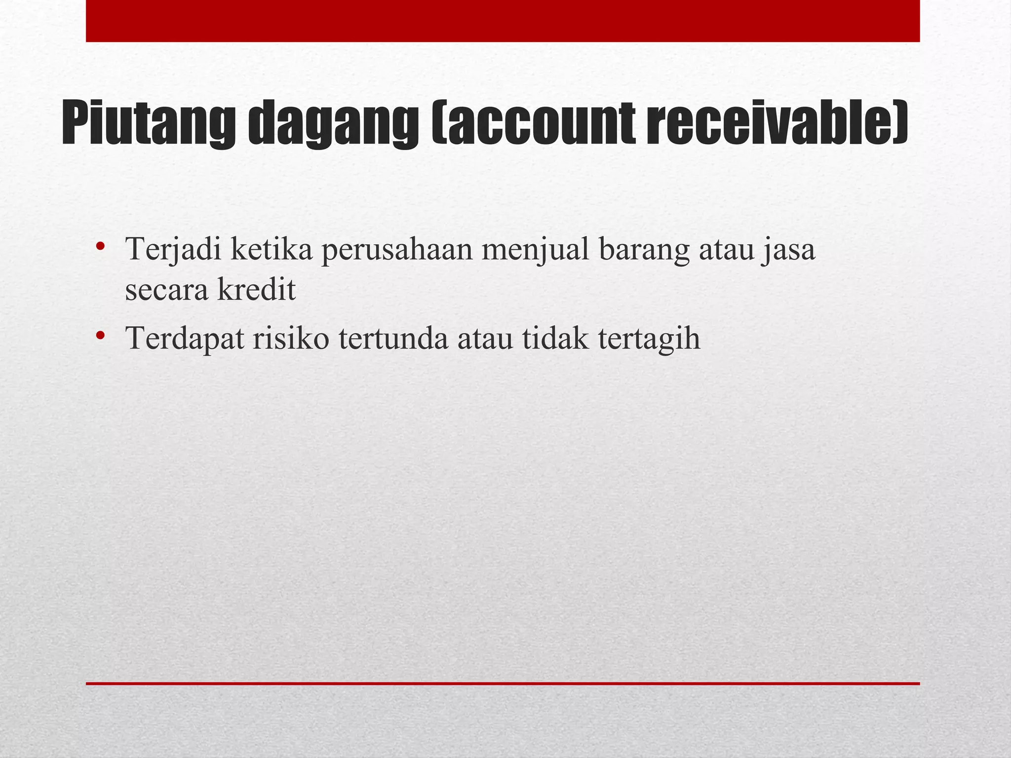 Manajemen piutang | PPT