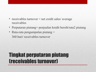 Manajemen piutang | PPT