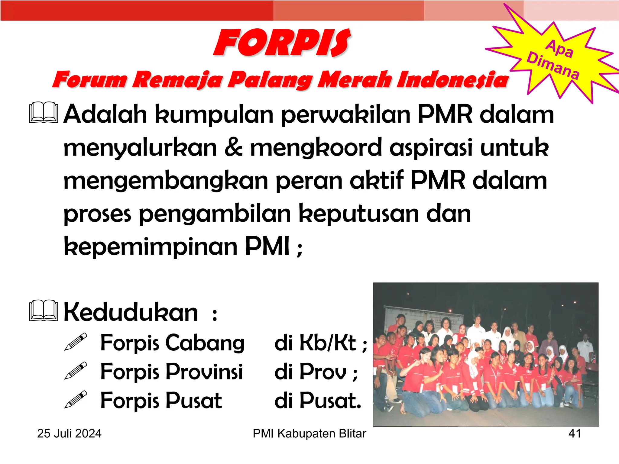 Materi Manajemen Palang Merah Remaja (PMR) | PDF
