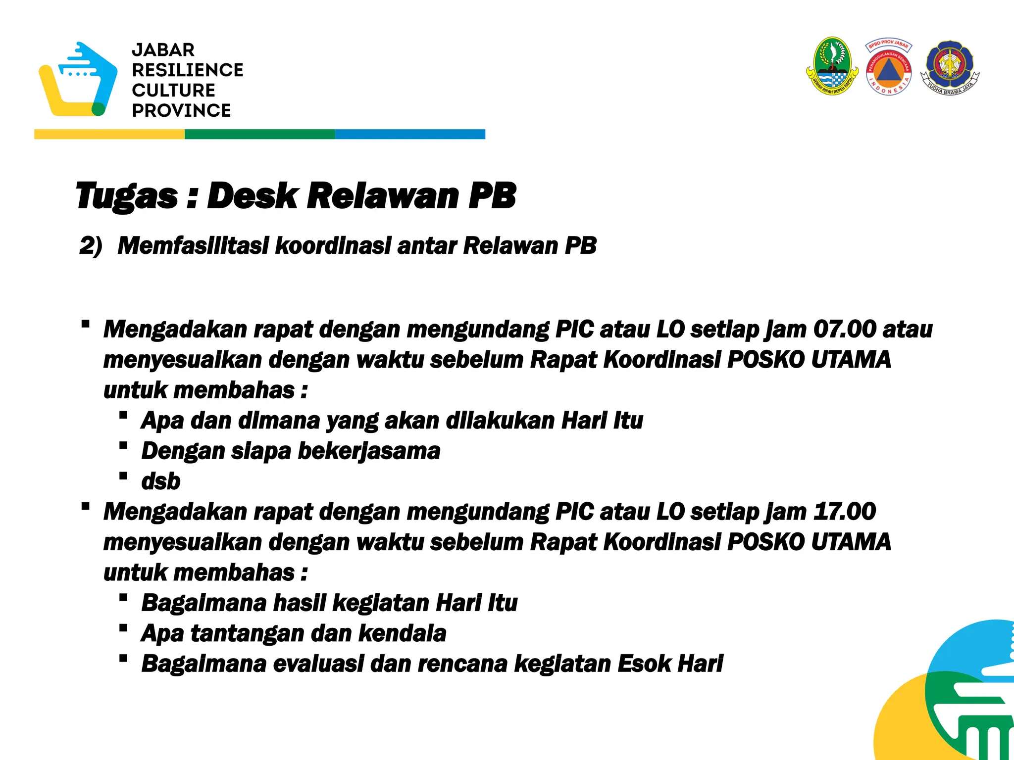 manajemen_posko_posgab menangani keadaan bencana | PPTX