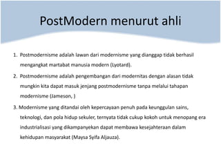 PPT Evolusi Teori Manajemen Aliran Post Modern | PPTX