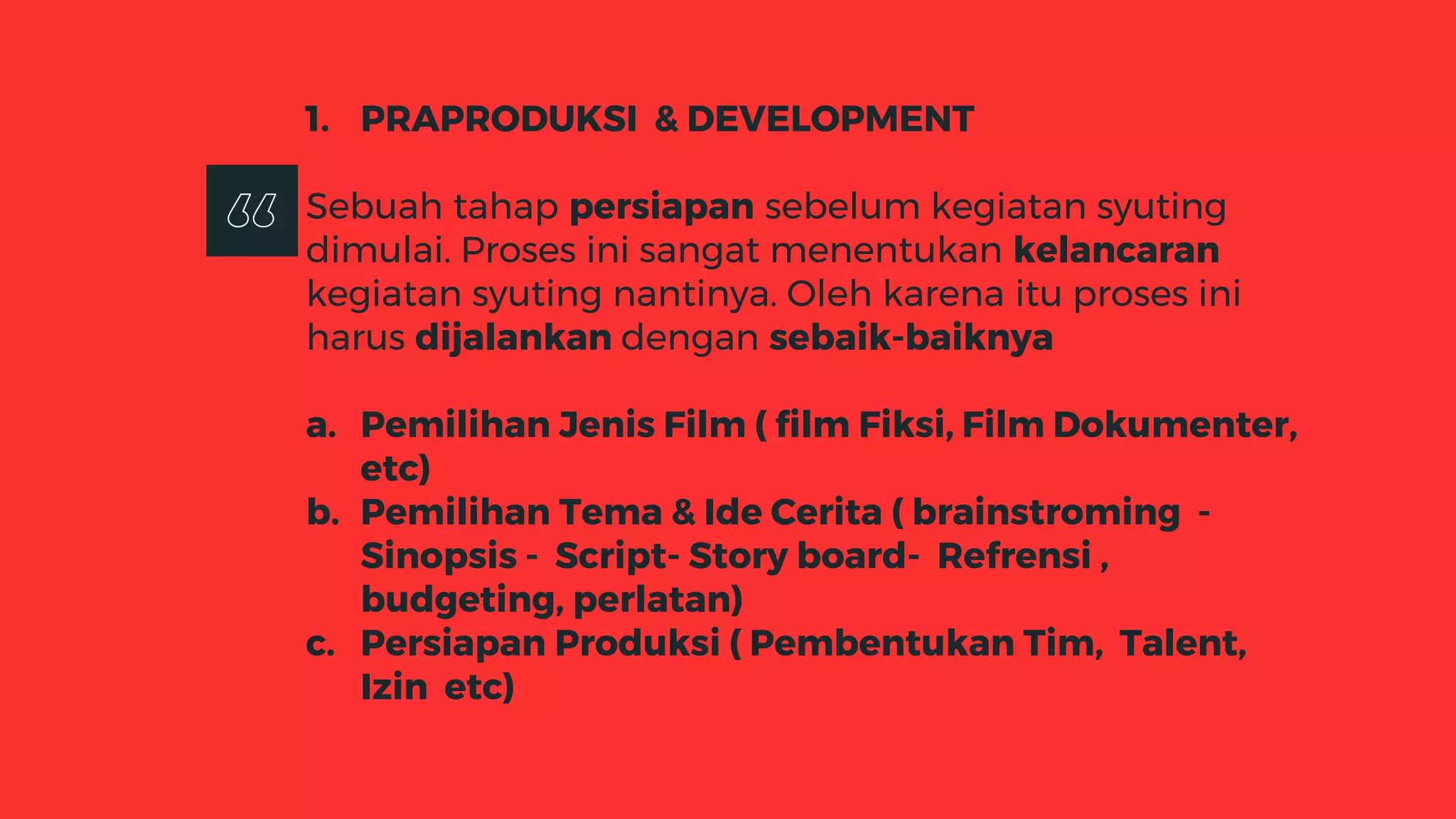 MANAJEMEN PRODUKSI FILM | PPTX