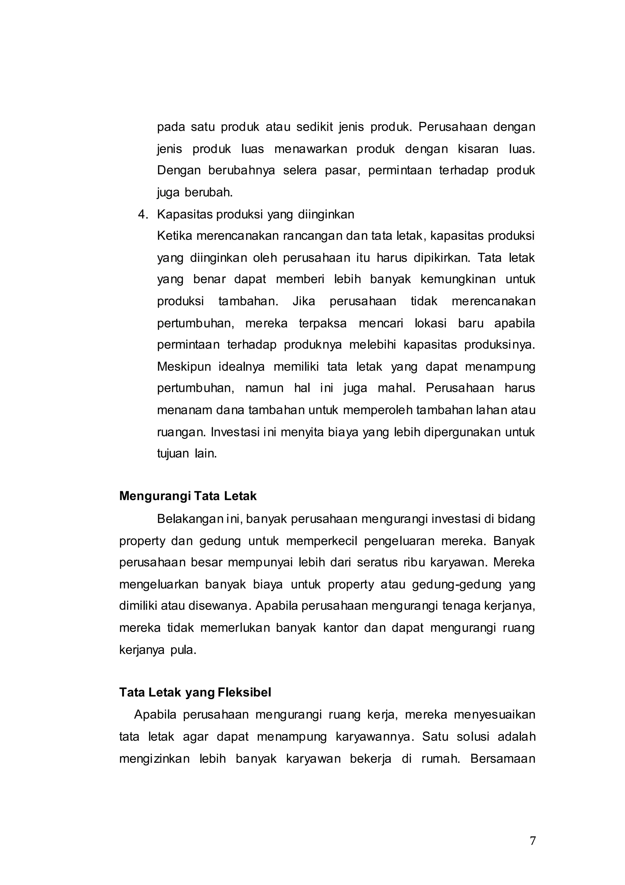 Manajemen produksi & memperbaiki kualitas dan efisiensi produksi | DOCX