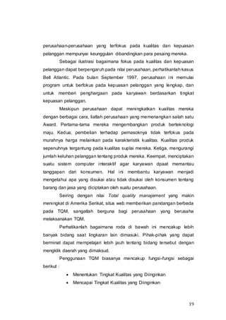 Manajemen produksi & memperbaiki kualitas dan efisiensi produksi | DOCX