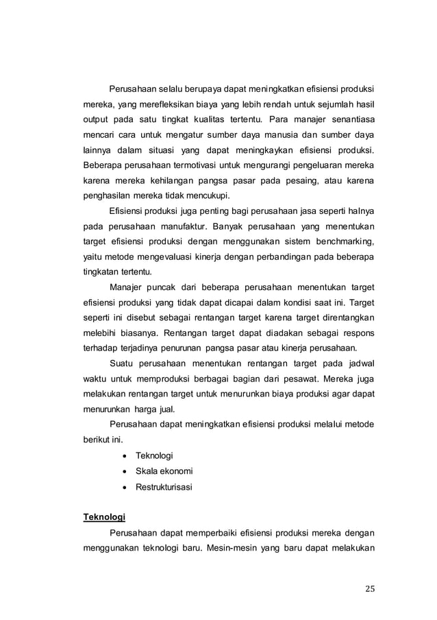 Manajemen produksi & memperbaiki kualitas dan efisiensi produksi | DOCX