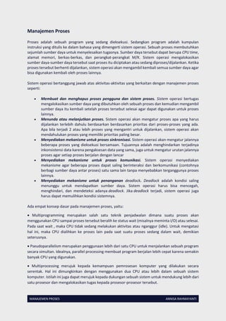 Manajemen Proses pada Linux | PDF