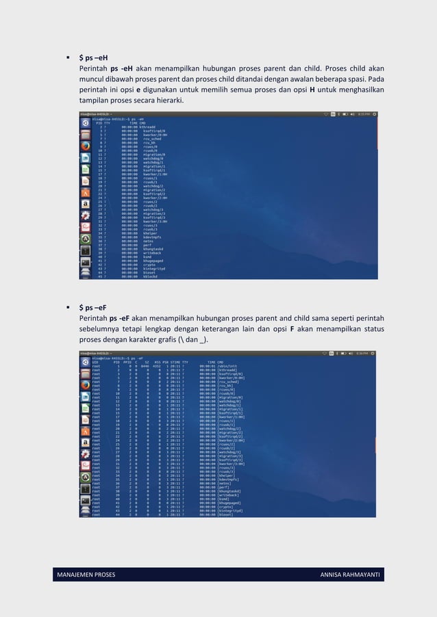Manajemen Proses pada Linux | PDF