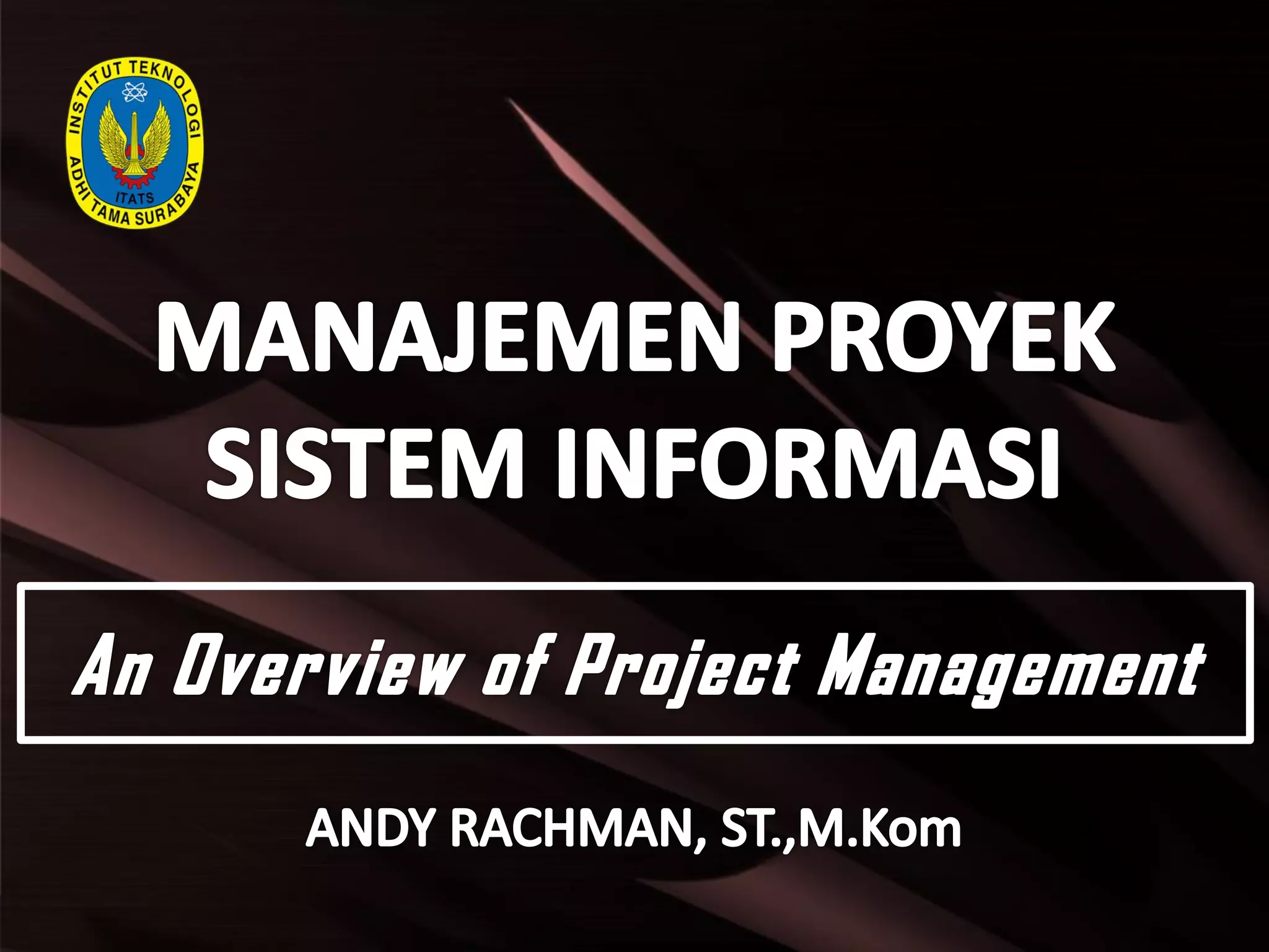 Manajemen proyek sistem informasi 001 | PDF