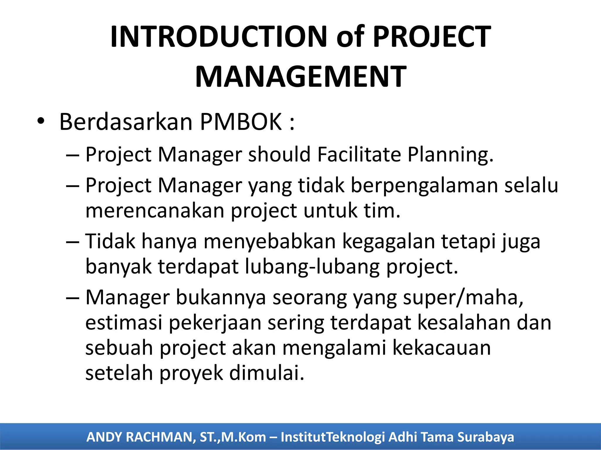 Manajemen proyek sistem informasi 001 | PDF