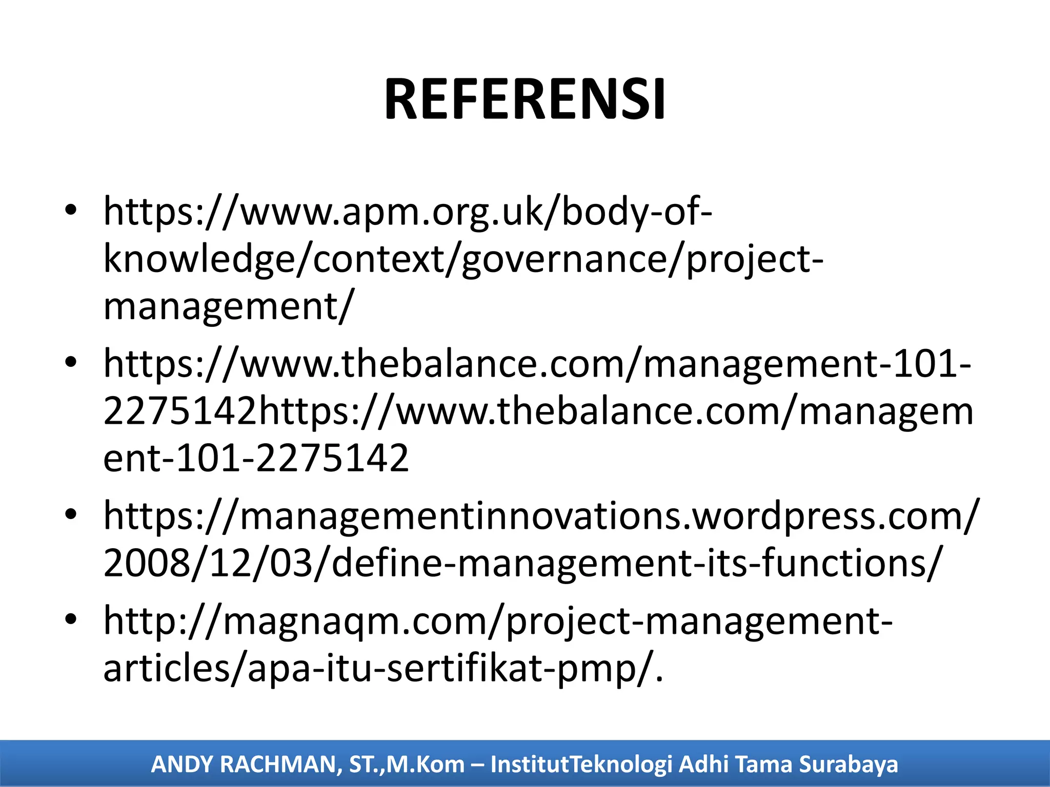 Manajemen proyek sistem informasi 001 | PDF