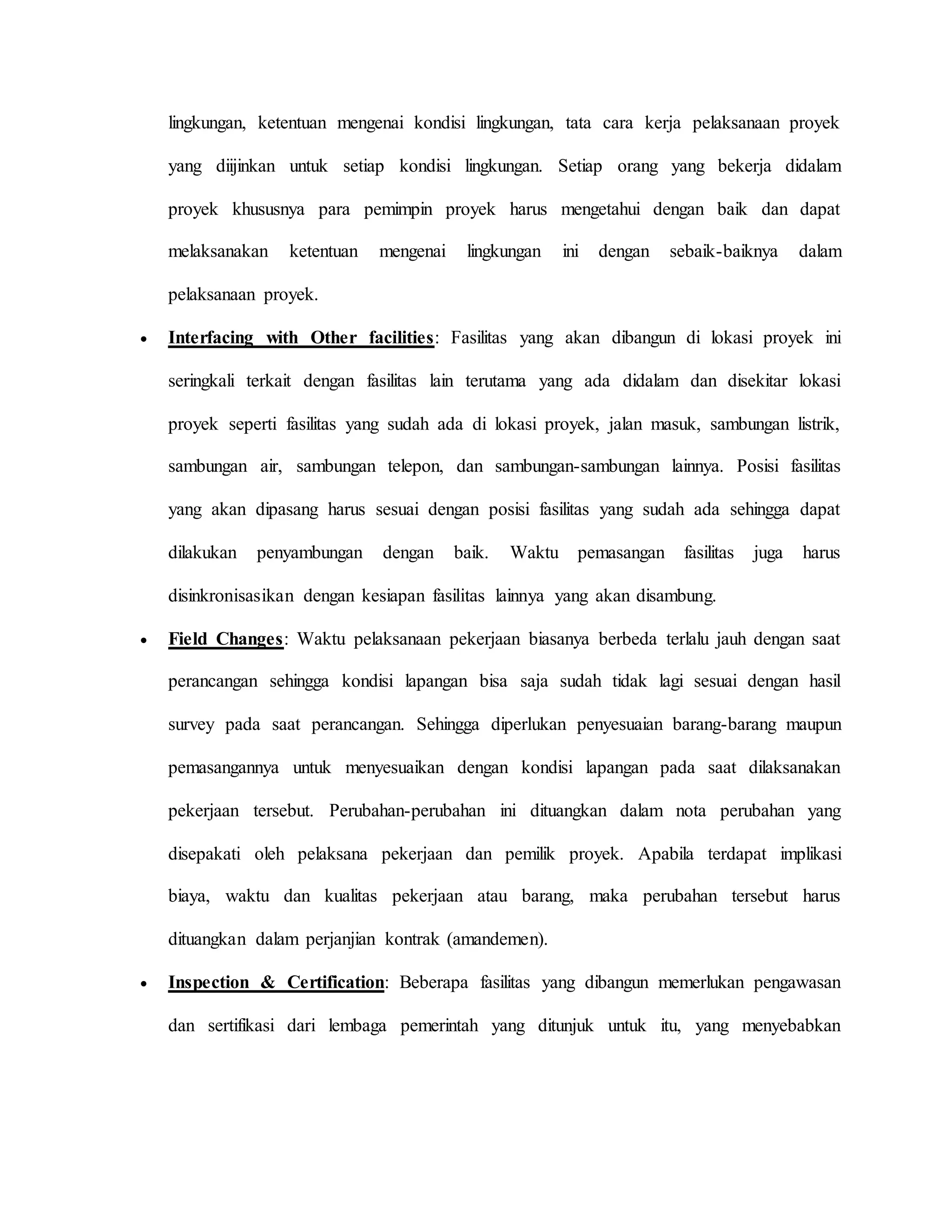 Manajemen proyek untuk epc | DOCX