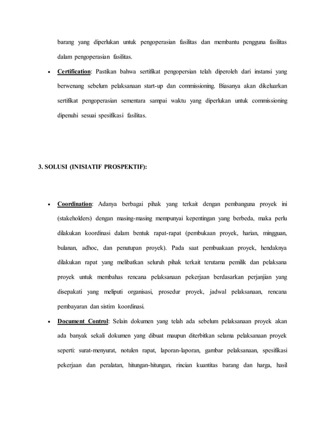 Manajemen proyek untuk epc | DOCX