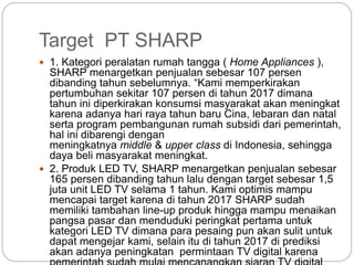 Manajemen strategi pt sharp | PPTX