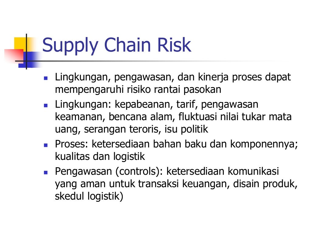 Manajemen rantai pasokan