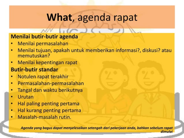 Manajemen rapat | PPTX