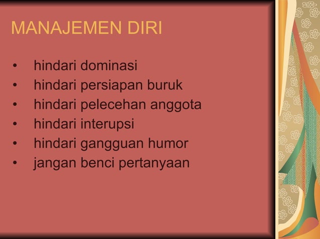 Manajemen Rapat | PPT