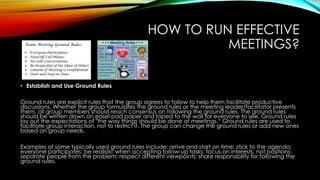 Manajemen rapat (Meeting Management) | PPTX