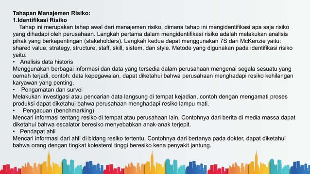Manajemen resiko | PPT