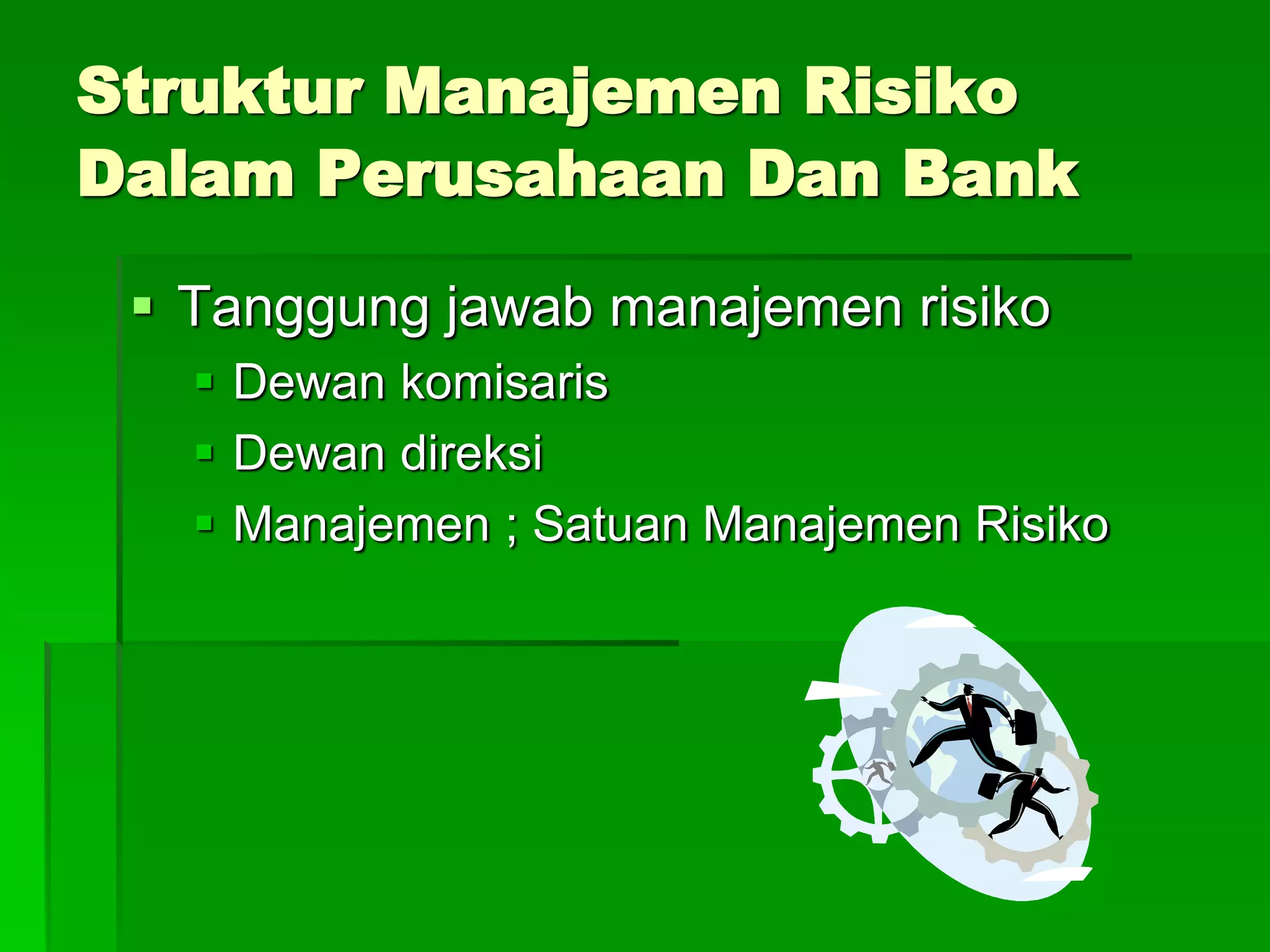 Manajemen Resiko Bank | PPSX