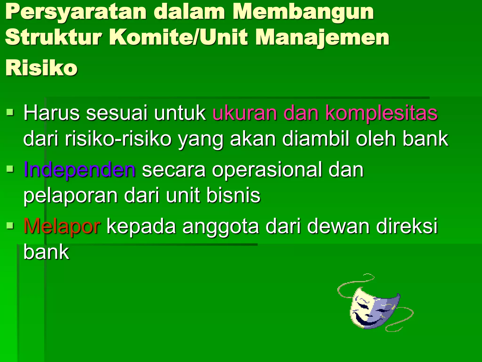 Manajemen Resiko Bank | PPSX