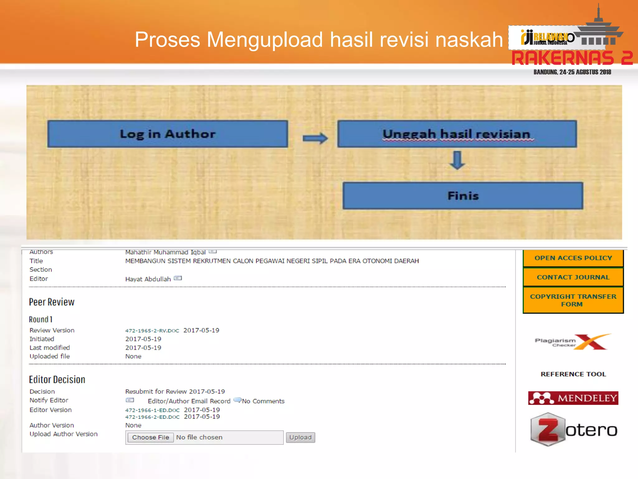 PROSES DALAM MANAJEMEN REVIEW PADA OJS | PDF