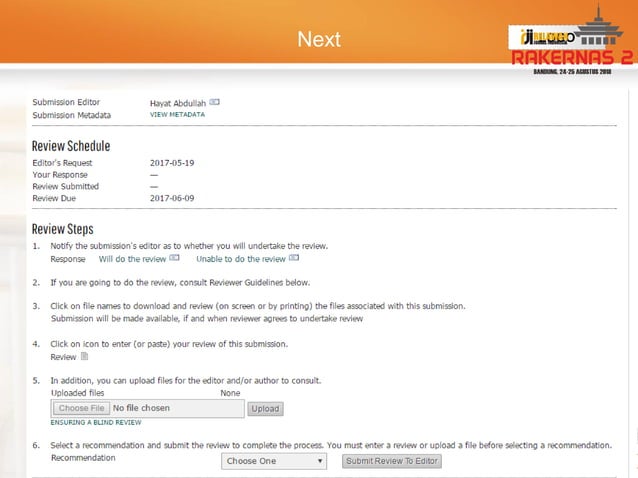 PROSES DALAM MANAJEMEN REVIEW PADA OJS | PDF