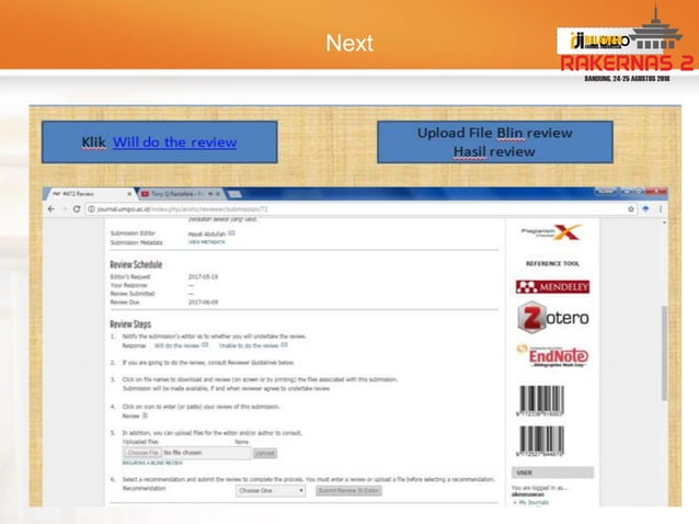 PROSES DALAM MANAJEMEN REVIEW PADA OJS | PDF