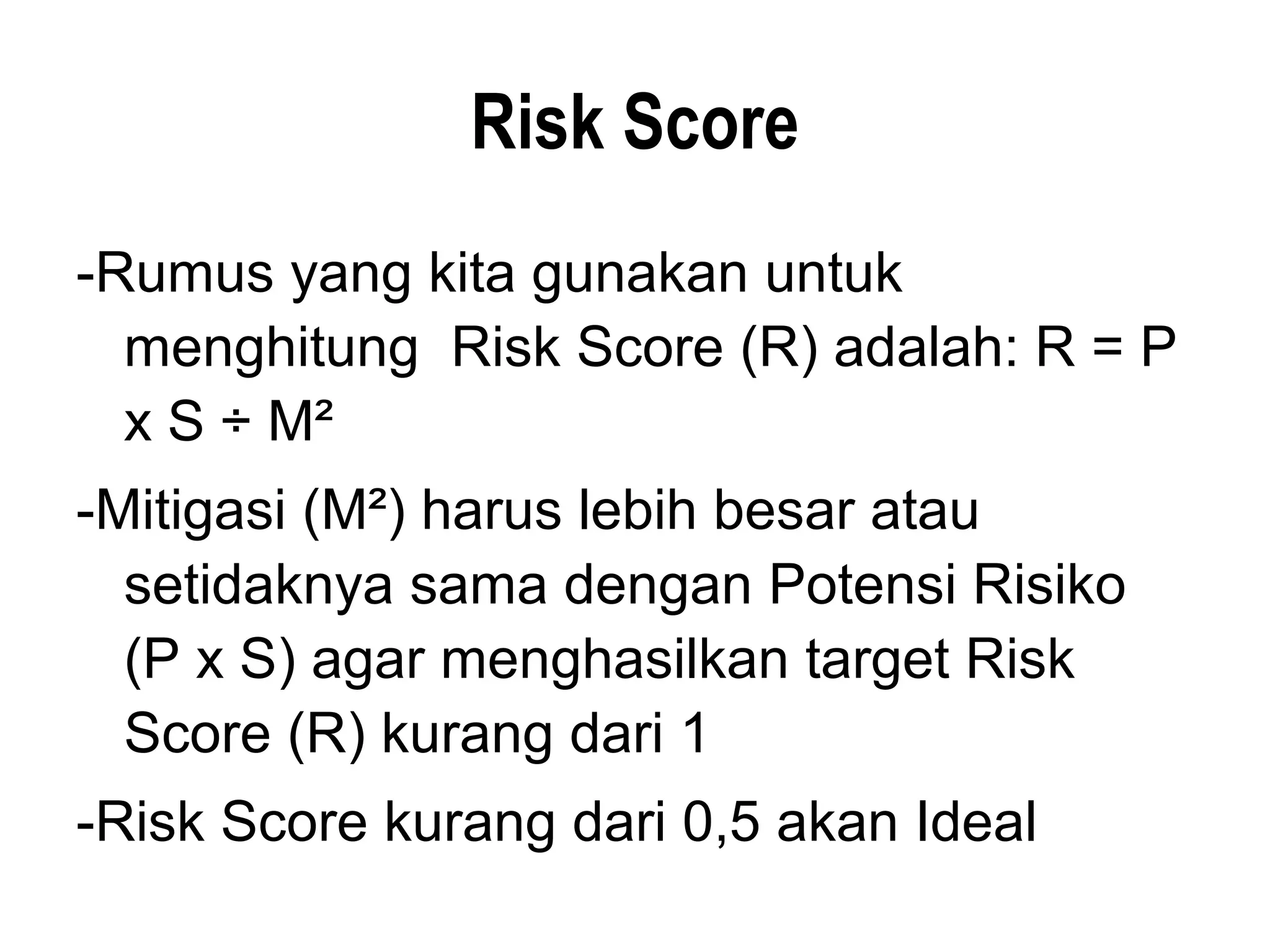 Manajemen risiko Perusahaan Jasa | PPT