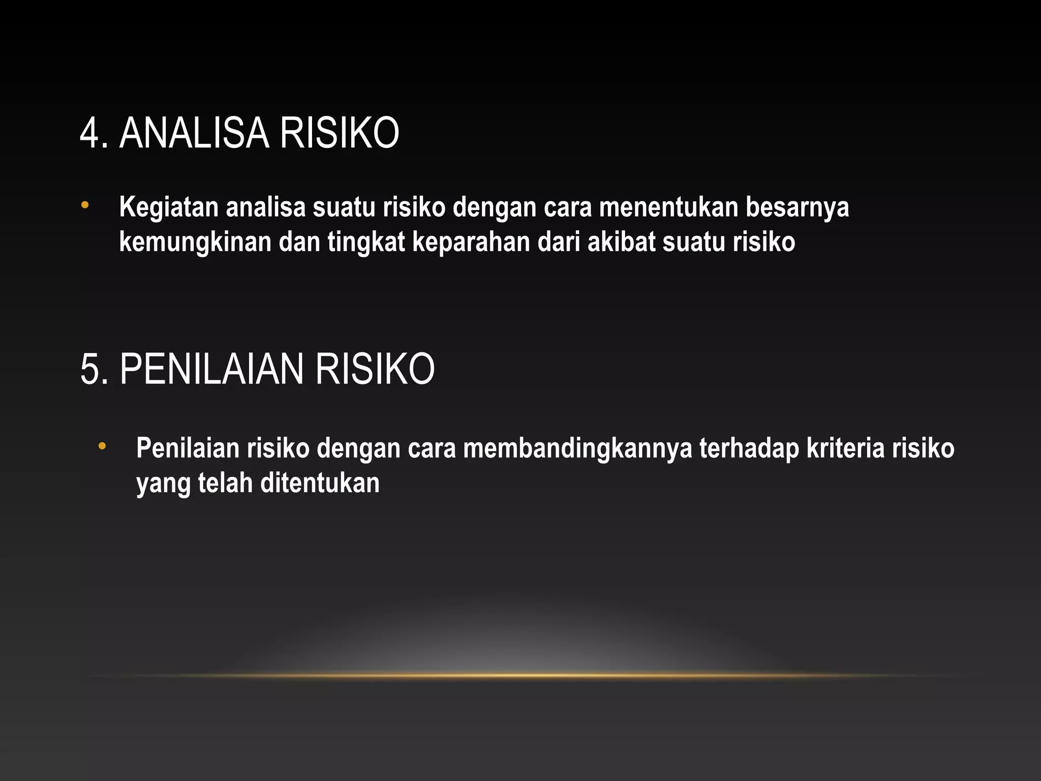 Manajemen risiko k3 | PPT