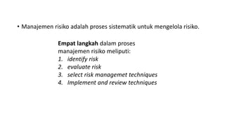 MANAJEMEN RISIKO - SEBUAH PENGANTAR.pptx