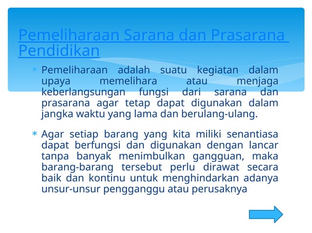 Manajemen Sarana dan prasarana pendidikan | PPT
