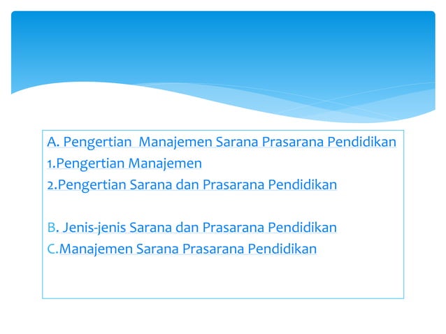 Manajemen Sarana dan prasarana kantor di perusahaan | PPT