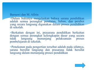 Manajemen Sarana dan prasarana kantor di perusahaan | PPT