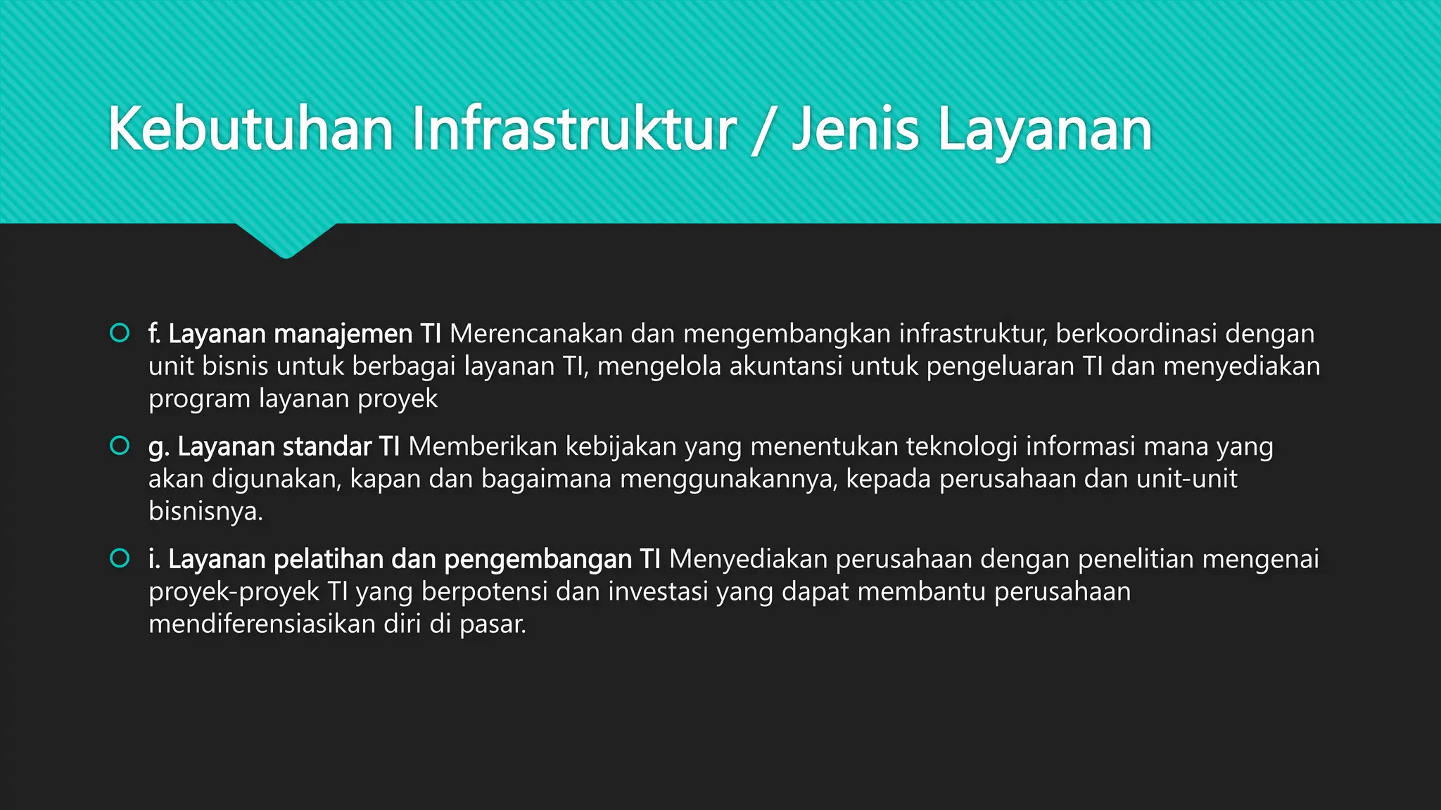 Manajemen Sistem Informasi, infrastruktur teknologi informasi | PPTX