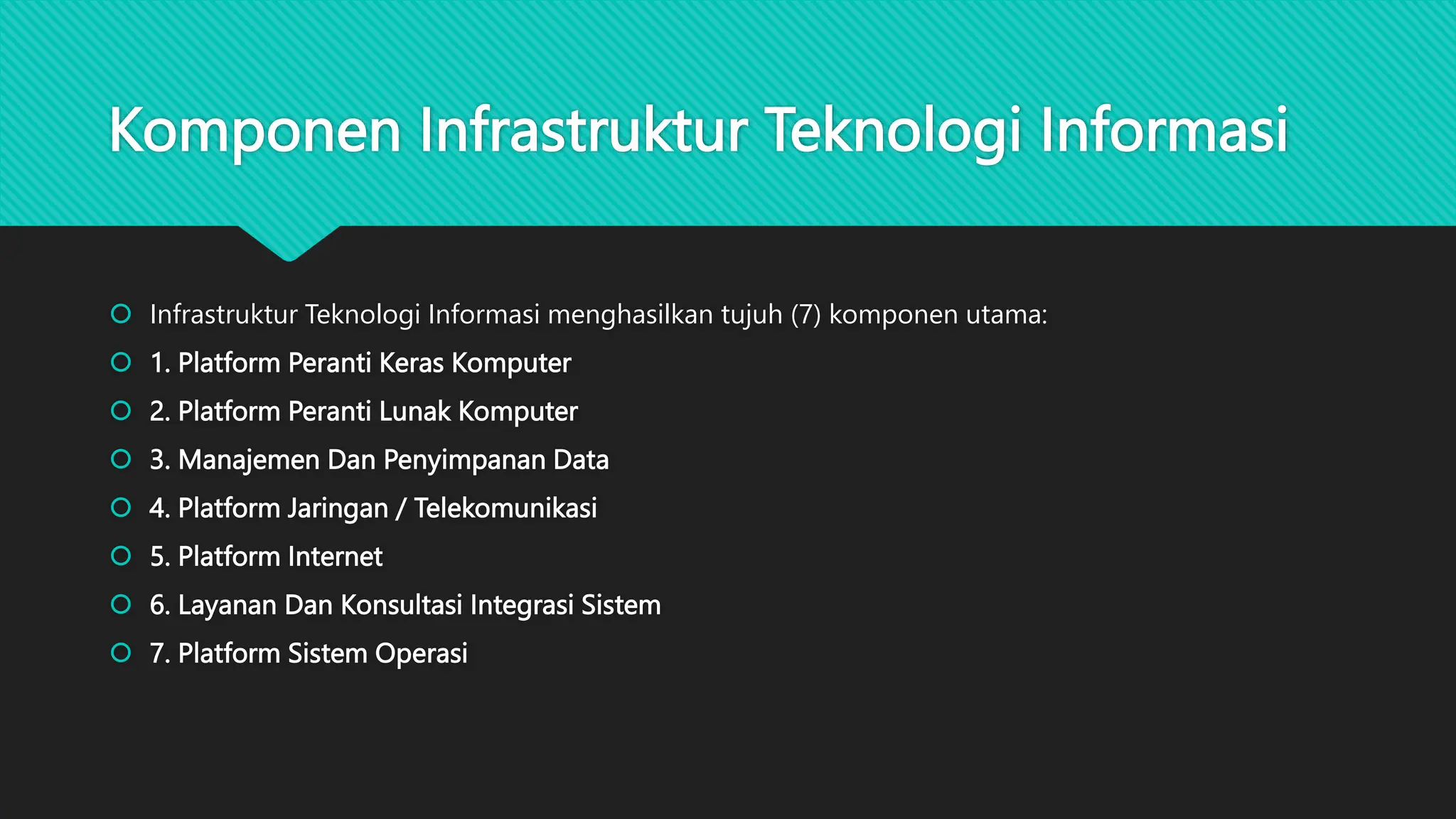 Manajemen Sistem Informasi, infrastruktur teknologi informasi | PPTX