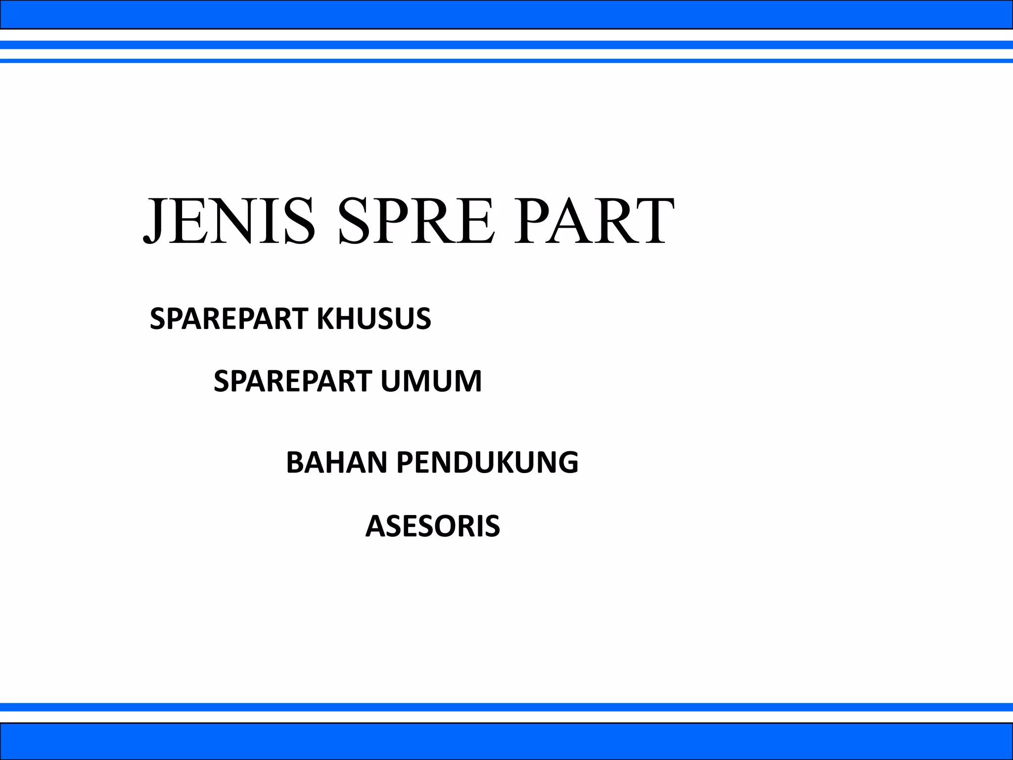 Manajemen sparepart - Membaca katalog dan mengenal sparepart sepeda ...