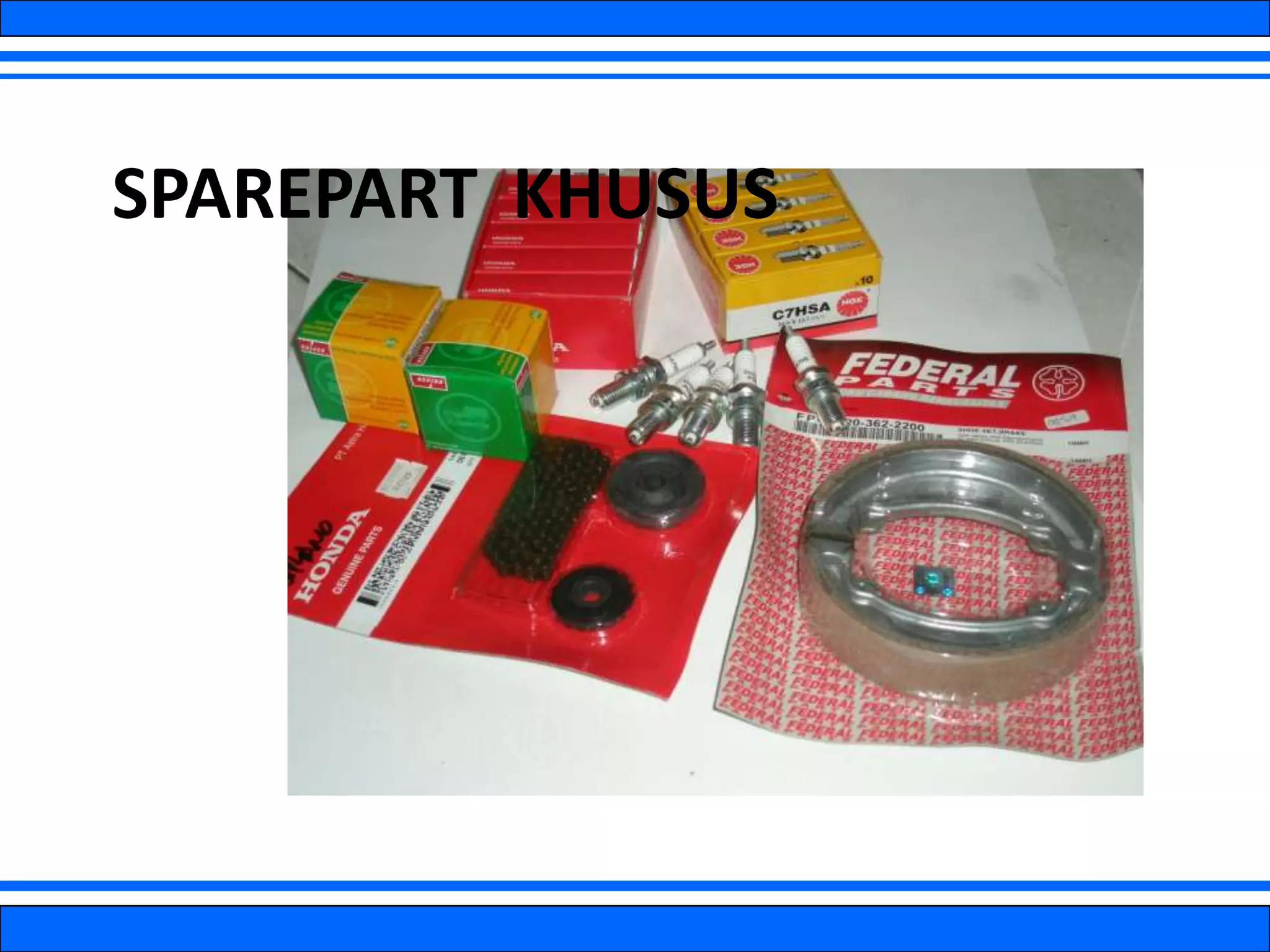 Manajemen sparepart - Membaca katalog dan mengenal sparepart sepeda ...