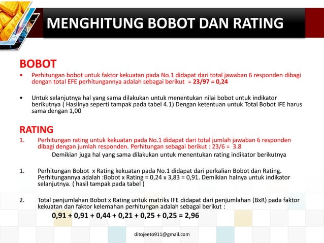 Manajemen Strategik (Pertemuan 5) Matriks IFE dan EFE.pdf