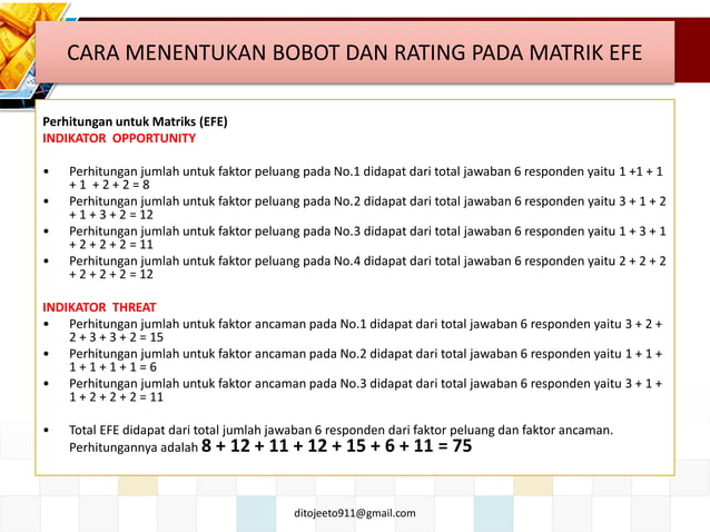 Manajemen Strategik (Pertemuan 5) Matriks IFE dan EFE.pdf