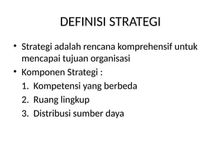 !@#MANAJEMEN STRATEGIS PERUSAHAAN.pptx%^* | PPT