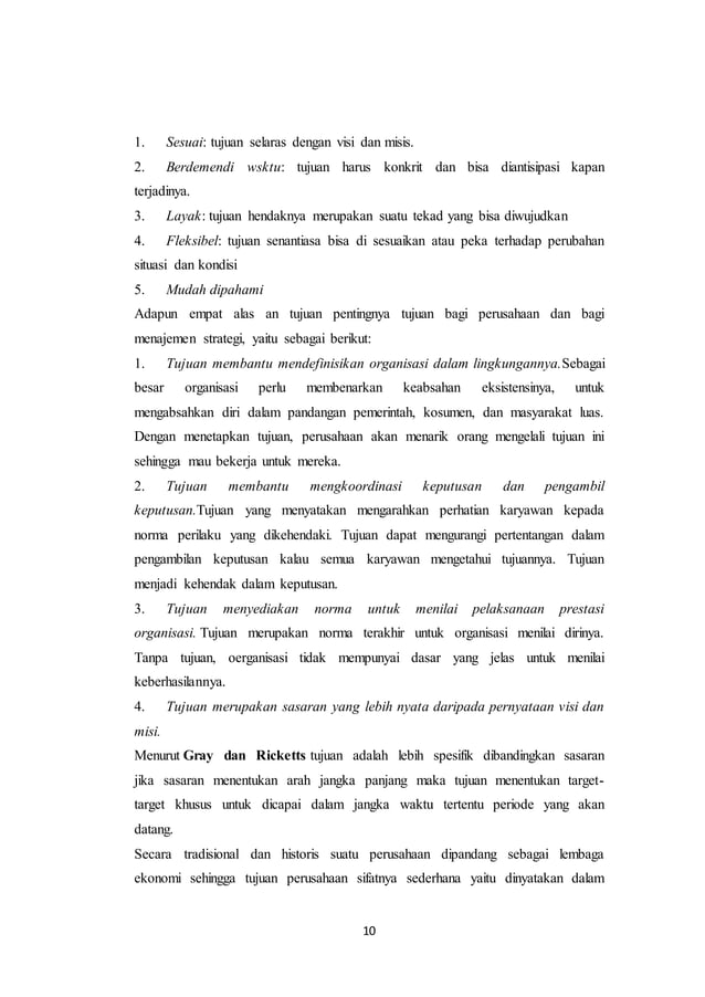 MAKALAH MANAJEMEN STRATEGIK ( UTS ) | DOCX