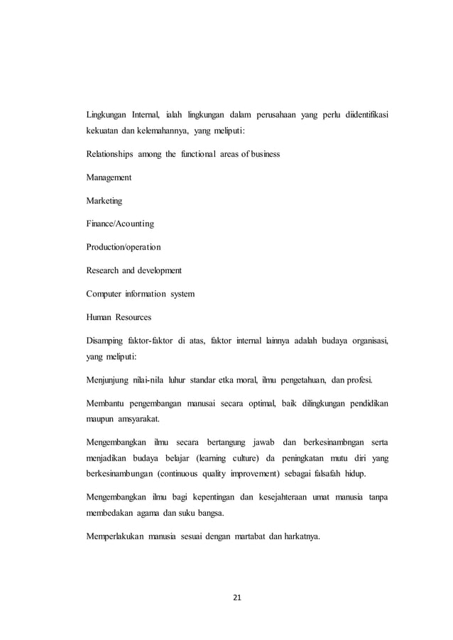 MAKALAH MANAJEMEN STRATEGIK ( UTS ) | DOCX