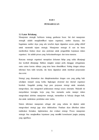 MAKALAH MANAJEMEN STRATEGIK ( UTS ) | DOCX