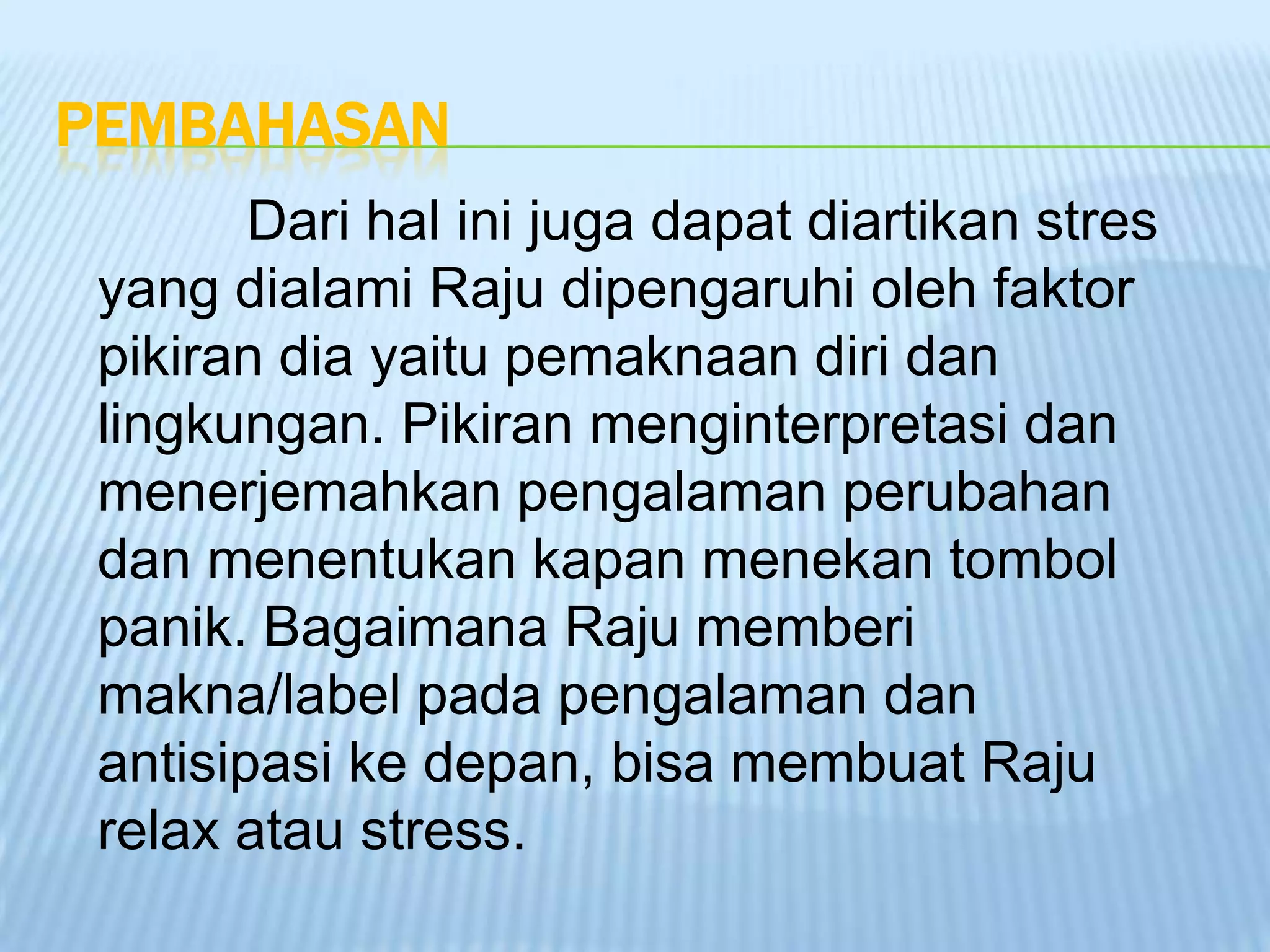 Manajemen stres | PPTX