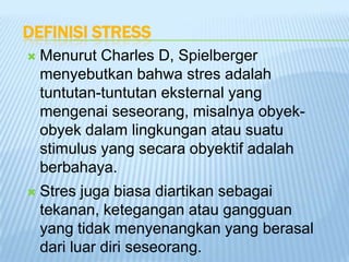 Manajemen stres | PPTX