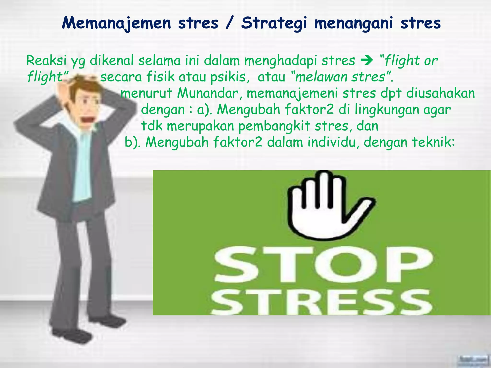 Manajemen stres | PPTX